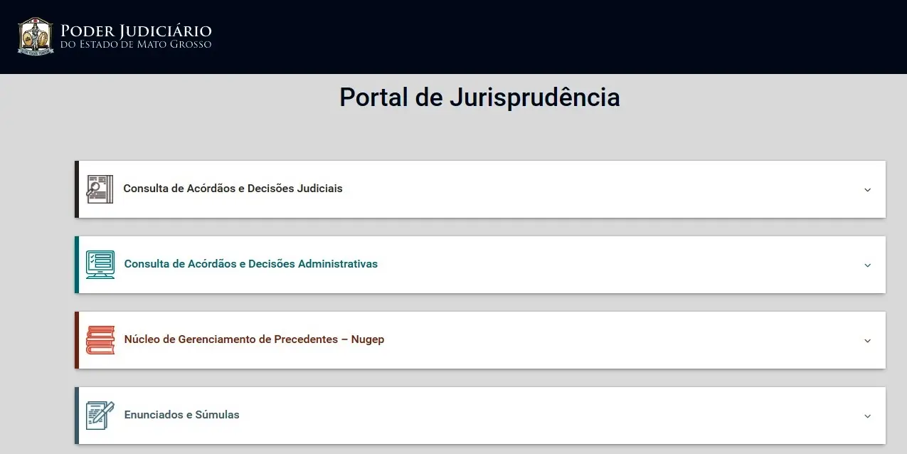 Portal de Jurisprudência do PJMT ganha nova funcionalidade e enriquece ...